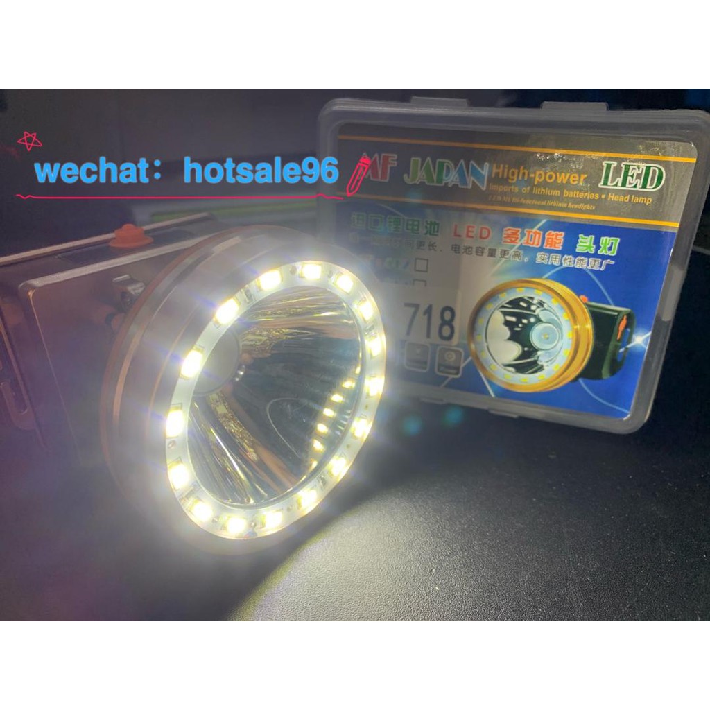 MF JAPAN MF-718 50W LED Headlamp Fishing Head Lamp/Hunting/Camping ...