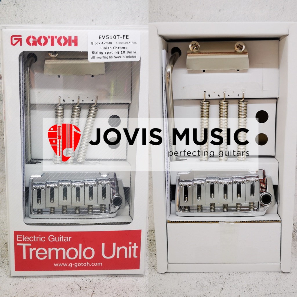 EV510T-FE GOTOH TREMOLO STEEL BLOCK | STAINLESS SADDLE (READY STOCK ...