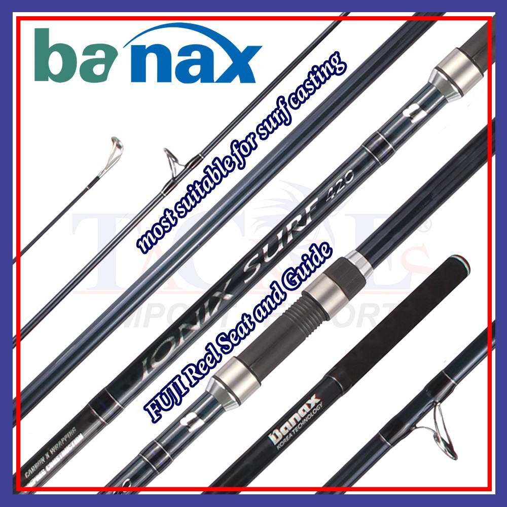 Banax Ionix Surf Joran Pancing Surf 13'8-16'4kaki | Air Masin | Surf ...