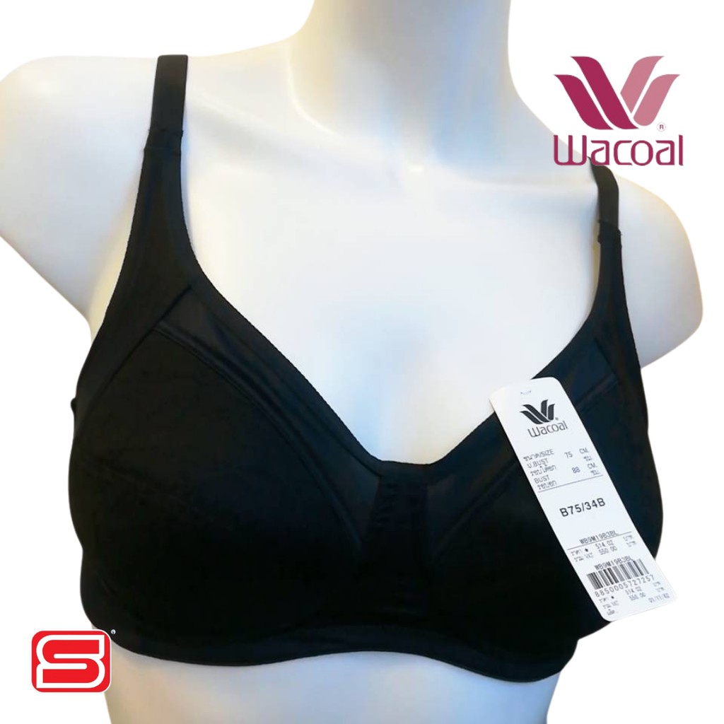 Wacoal Basic Bra: WB9M19 (2 Colors) No Wire Bra | Shopee Malaysia