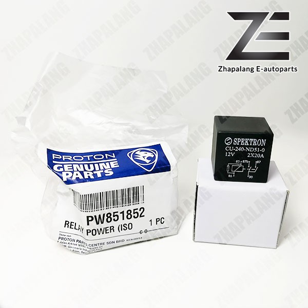 PROTON Fan Relay Power ISO 5 Pin - PW851852 - Proton Waja 1.6 20A ...