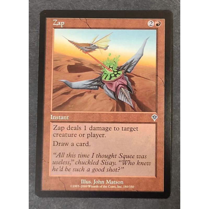 Magic The Gathering : Zap Common Invasion card. | Shopee Malaysia