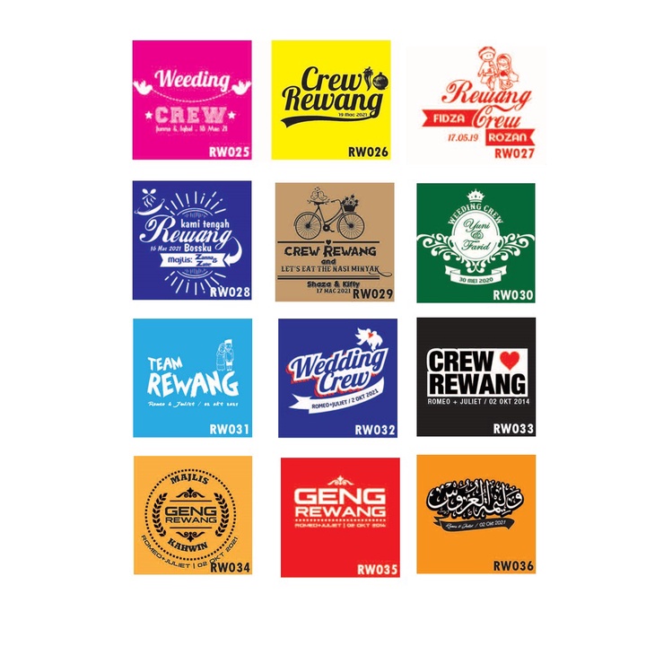 70+ Rewang Design AI Template / Boleh Edit | Shopee Malaysia