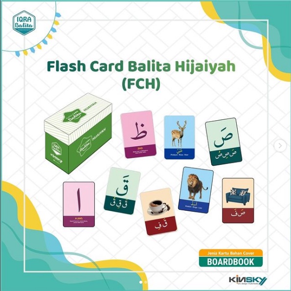 Flash CARD Toddler Green KINSKY / FLASH CARD Children HIJAIYAH / FLASH ...