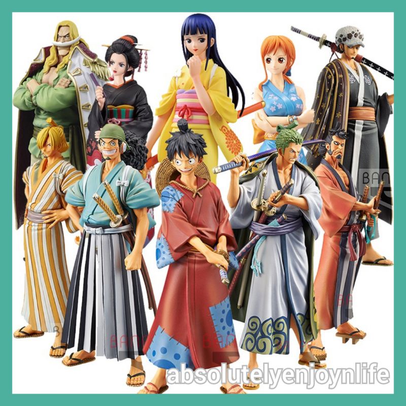 🇲🇾Ready Stock🇲🇾DXF Wano Country One Piece Onishima Zoro Luffy Luo Sanji ...