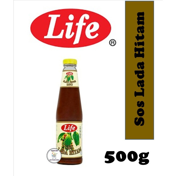 Life Sos Lada Hitam - Black Pepper Sauce 500g | Shopee Malaysia