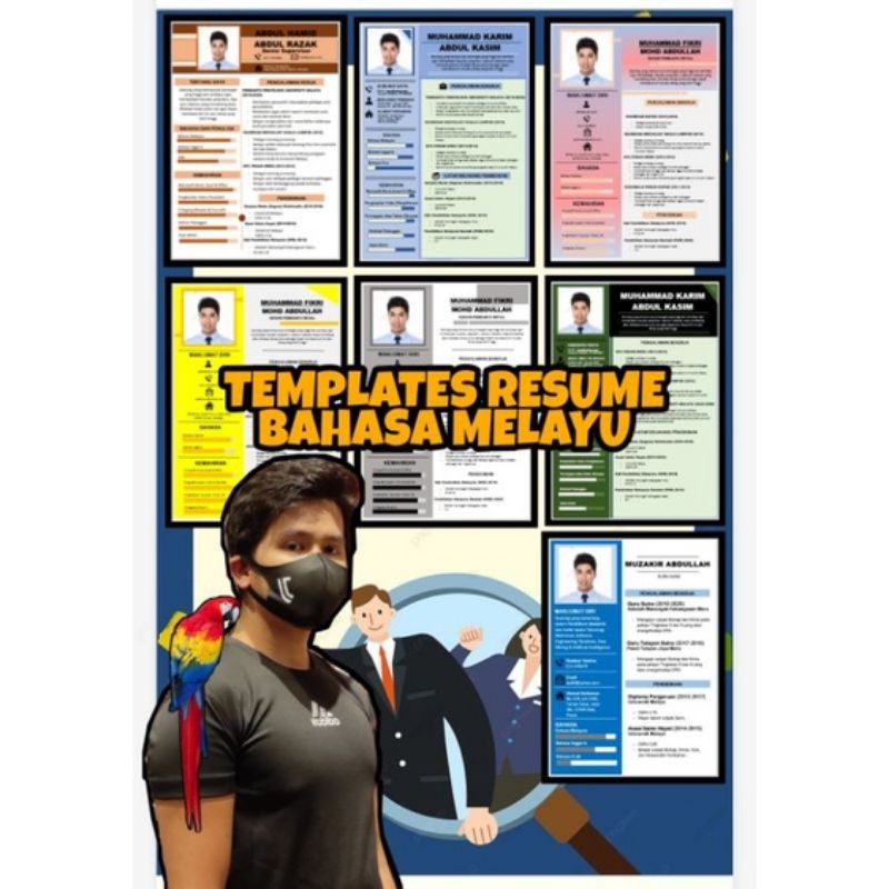 12 TEMPLATES RESUME BAHASA MELAYU (LATEST UPDATE NOVEMBER 2021 ...
