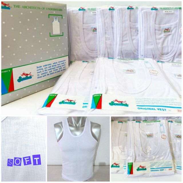 Men Singlet Scuba S, M, L, XL, XXL all Size. | Shopee Malaysia