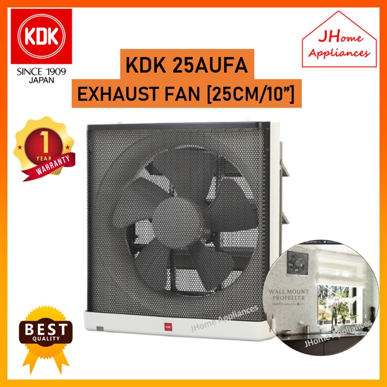 KDK 25AUFA WALL MOUNTED EXHAUST FAN RAKU-RAKU (25cm/10″) | Shopee Malaysia