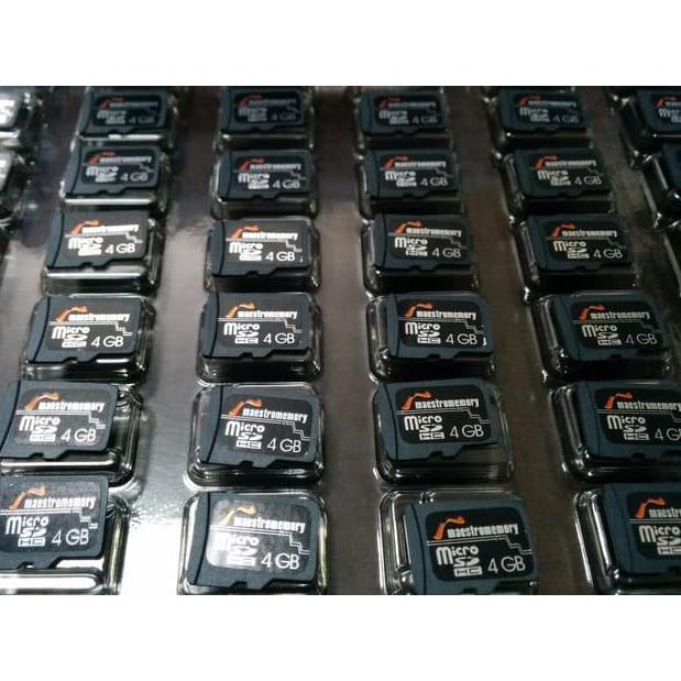 Latest CAC MicroSD 4GB Maestro Class 6 Chip Only (Memory HP ...