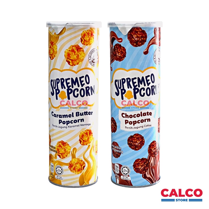 (80g) Supremeo Popcorn Caramel Butter/Chocolate Bertih Jagung Karamel ...