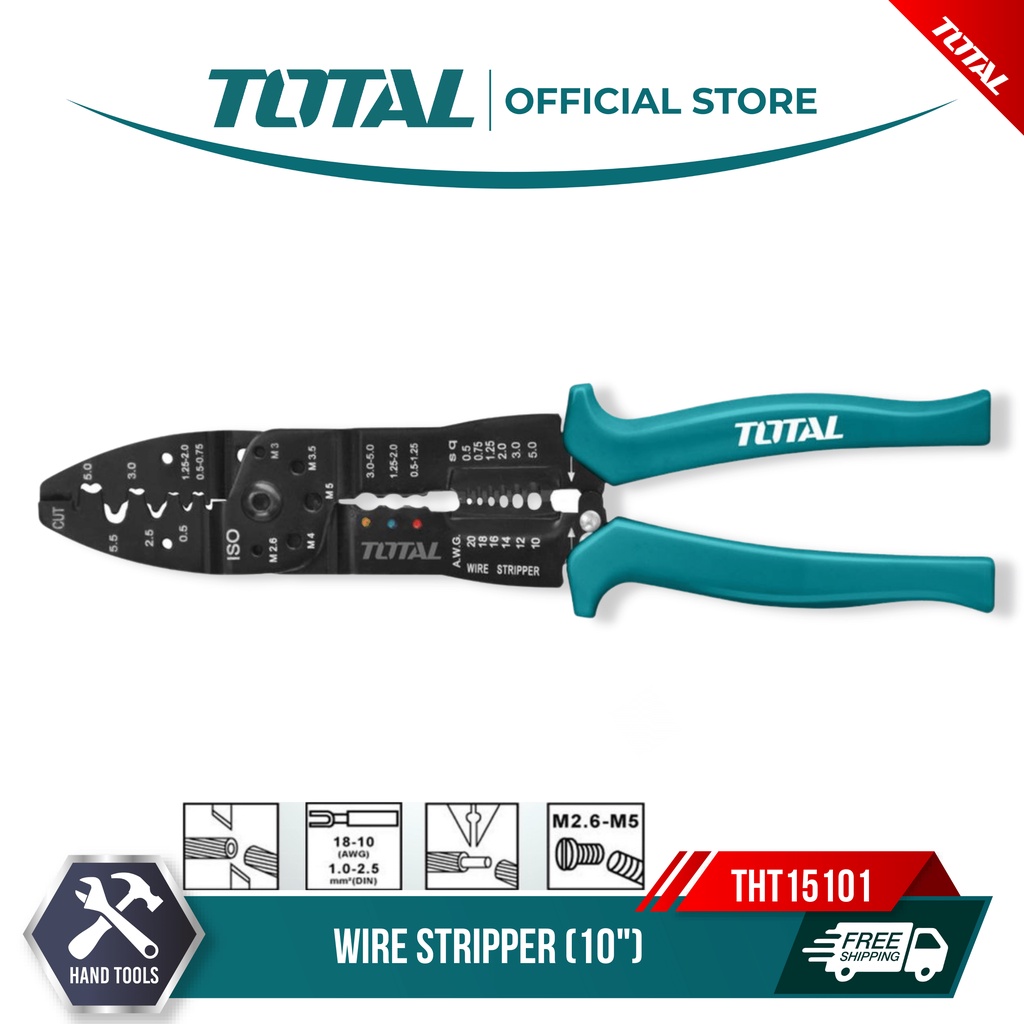Total Wire Stripper (8.5" / 10") THT15851 / THT15101 | Shopee Malaysia