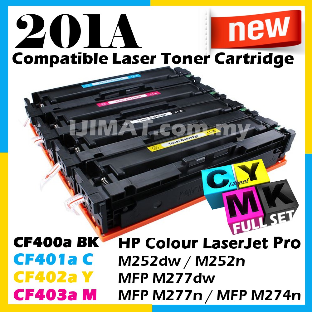(SET) 201A CF400A CF401A CF402A CF403A Compatible Toner HP LaserJet Pro ...