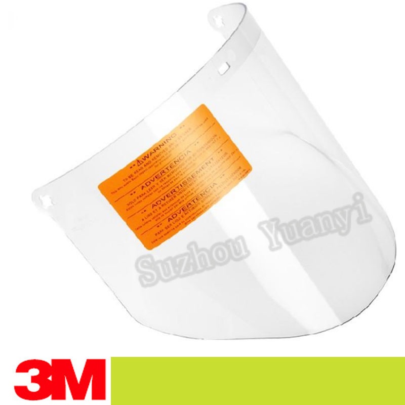 3M 82700 Faceshield Anti-Impact Surface Screen Anti-chemical liquid Splash Transparent ...