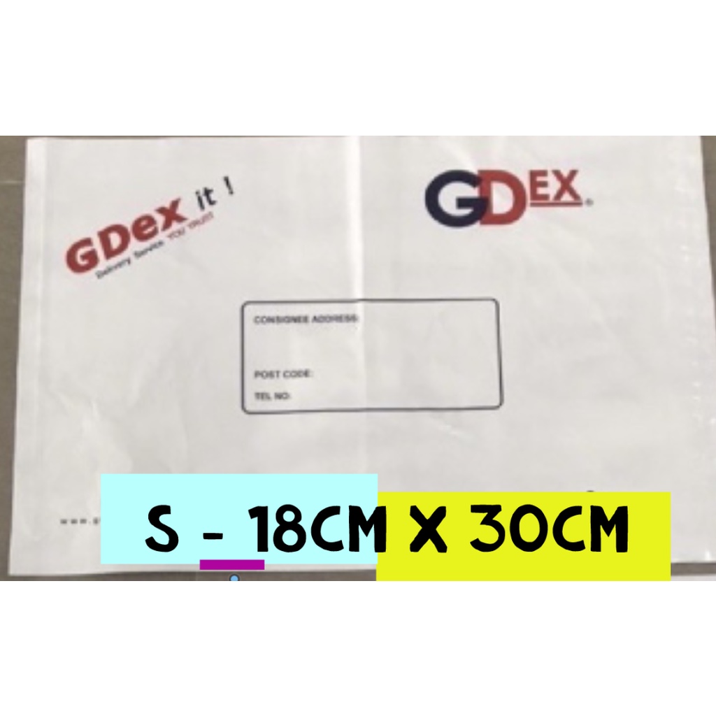 GDex Courier Bag with Pocket GDex Express Flyer Bag 快递袋 | Shopee Malaysia