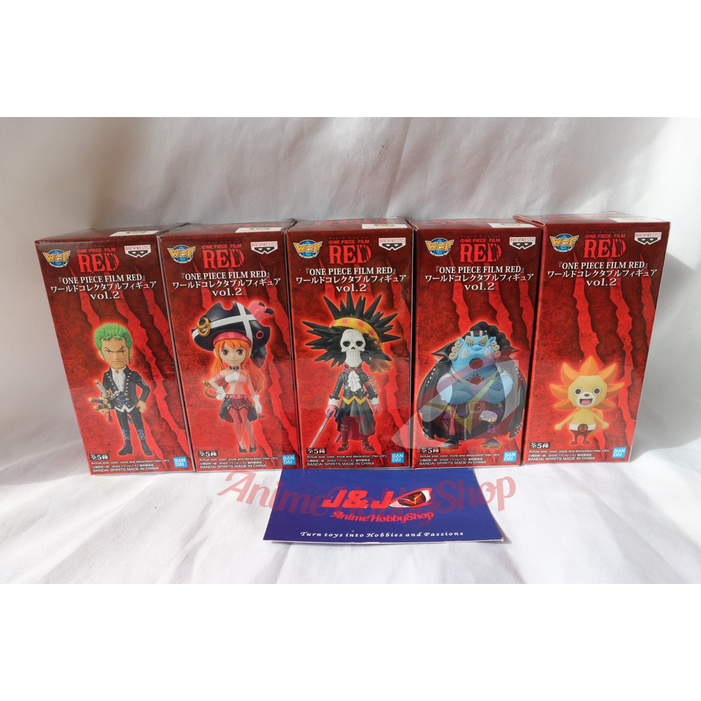 BANPRESTO WCF WORLD COLLECTABLE FIGURE ONE PIECE FILM RED VOL.2 ...