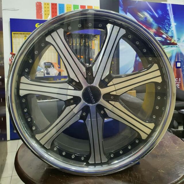 Sport Rim (with installation) Rojam RT093 FP/BLK/SCL 19 Inch Toyota ...