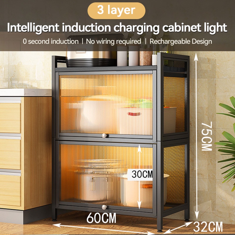 Rak Kabinet Dapur Kitchen Cabinet Rack Microwave Oven Cabinet Kitchen ...