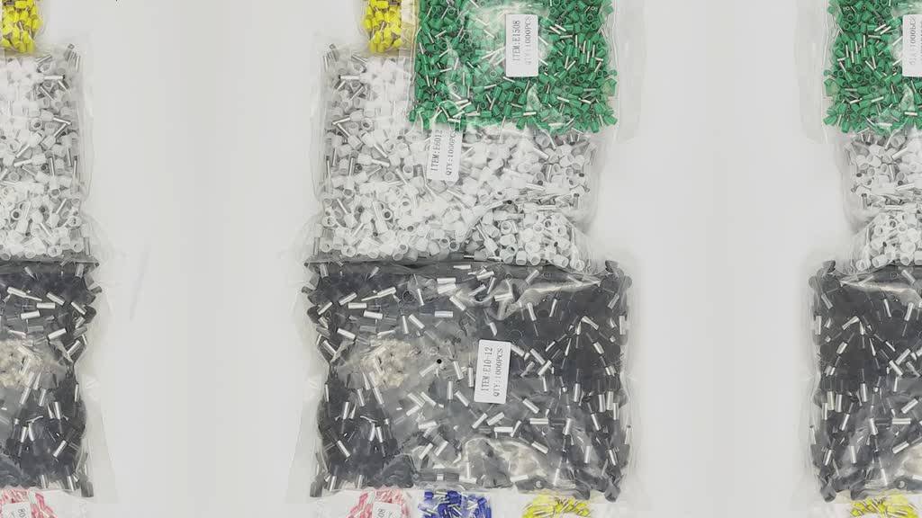 1000Pcs Wire Connector Terminal E7508 E1008 E1508 E2508 E4009 Insulated ...