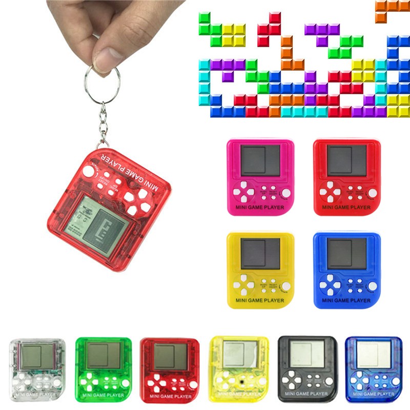 Tetris Game Machine Hand-held Game Console Mini Electronic Children ...
