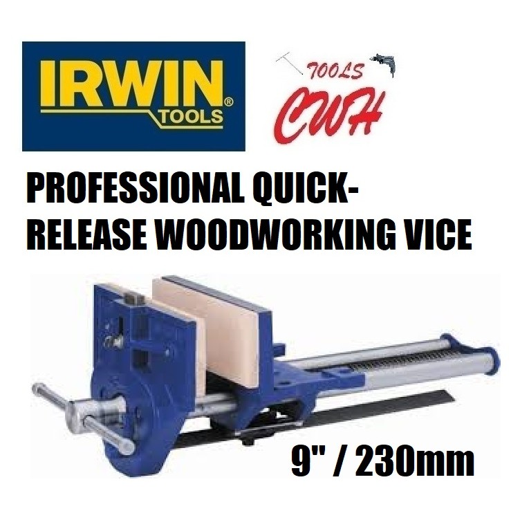 52ED 52-1/2ED 7" 9" IRWIN PROFESSIONAL QUICK RELEASE WOODWORKING VICE ...