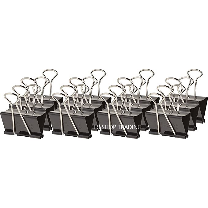 Diamond Binder Clips Black Metal Binder Clips Paper Film Organizer 1 ...