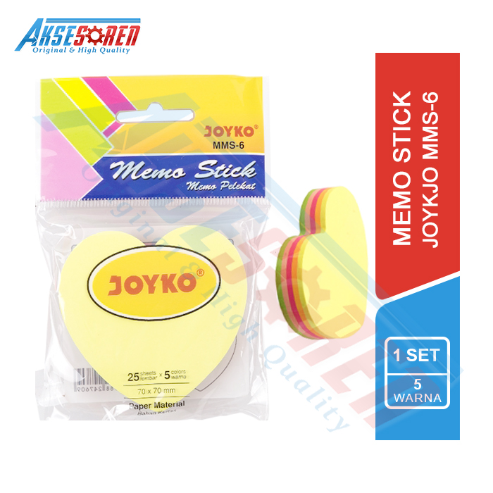 Sticky NOTES JOYKO MMS-6 / MEMO STICK / BOOK MARKERS STICKER / PAPER ...