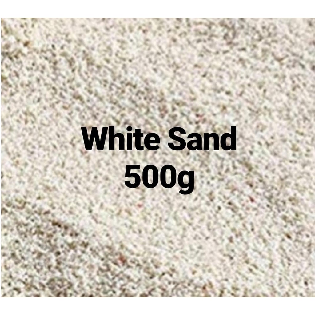WHITE SAND AQUARIUM DÉCOR 500G | Shopee Malaysia