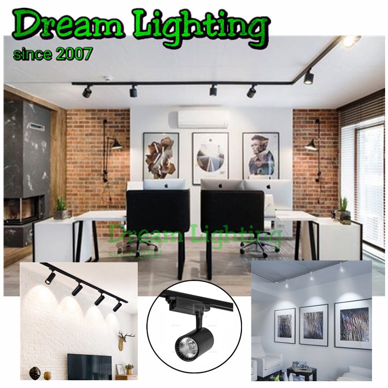 Dream Lighting LED Track Light Spotlight 220V Spotlight Aluminum Rails ...