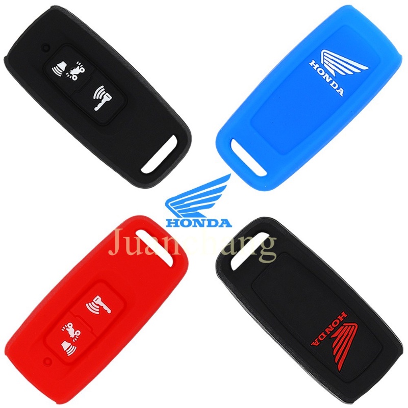 2/3Button Silicone Motor Remote Key Fob Case For Honda PCX 150 Hybrid X ...