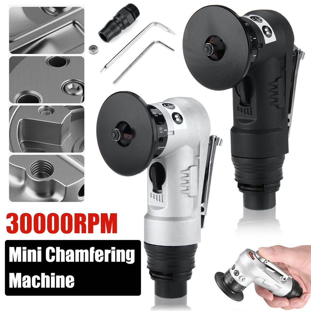 130000Rpm Mini Pneumatic Chamfering Machine 45 Degree Arc Hand-Held ...