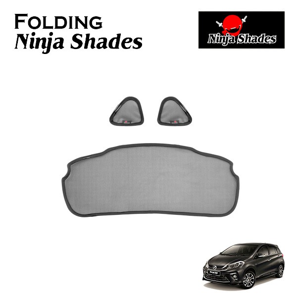 Perodua Myvi King 2018 - 2022 Magnetic Ninja Shades Sunshade (3pcs ...