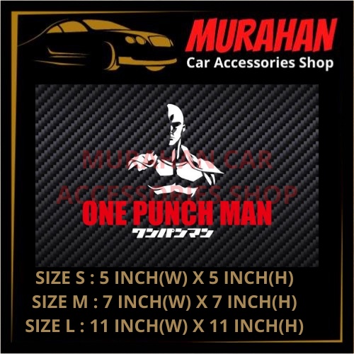 [READY STOCK] ONE PUNCH MAN SAITAMA MOTOR STICKER & CAR STICKER ...