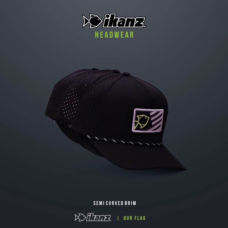 (New Collection) Authentic Ikanz Headwear - Our Flag Semi Curved Brim Cap | Shopee Malaysia