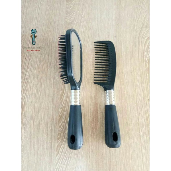2 in 1 Combo Mirror Set | Sikat Rumbut Cermin Set | Sikat Rambut dan ...