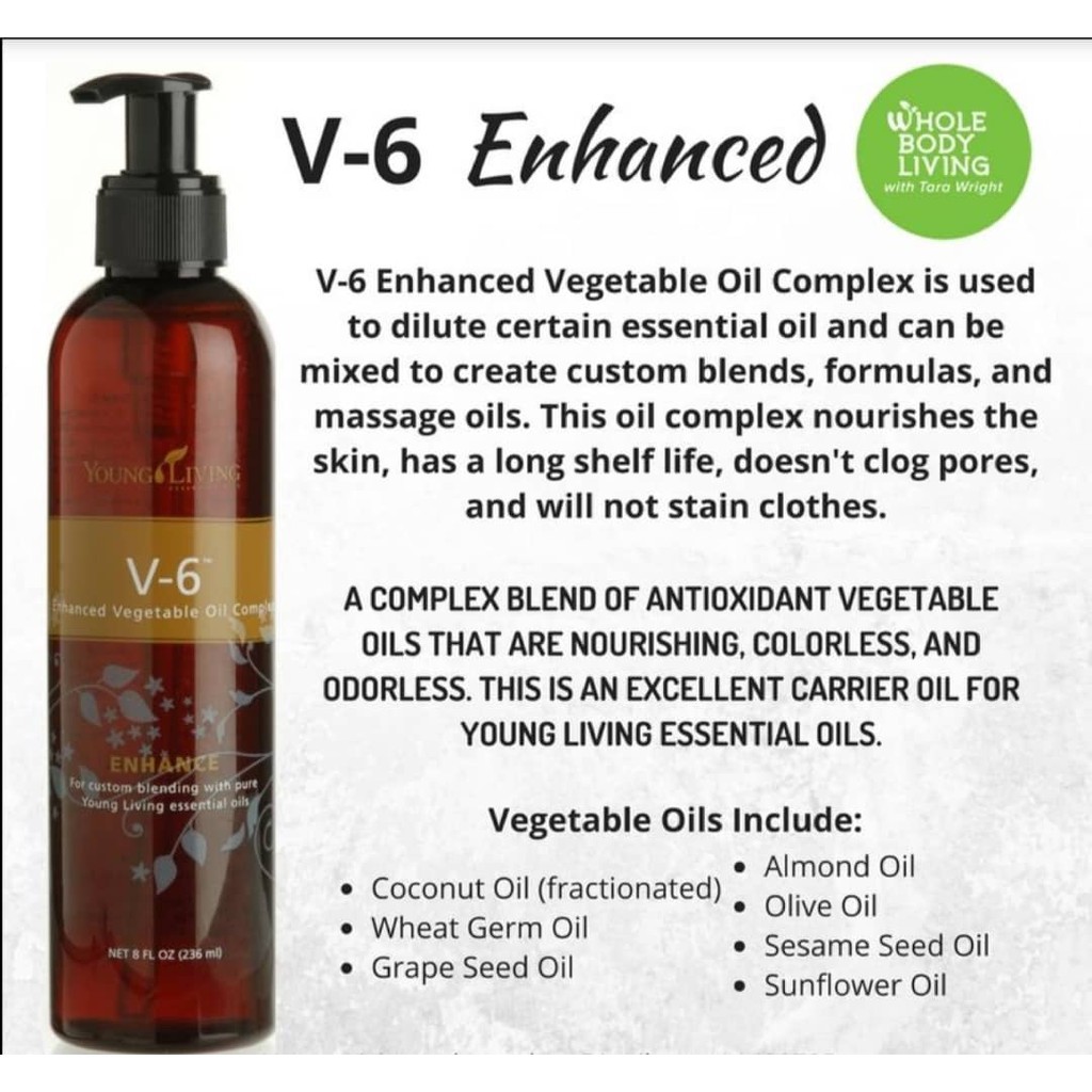 💯Original - Young Living V6 / V-6 Essential Carrier Oil / Base Oil 236ml | Shopee Malaysia