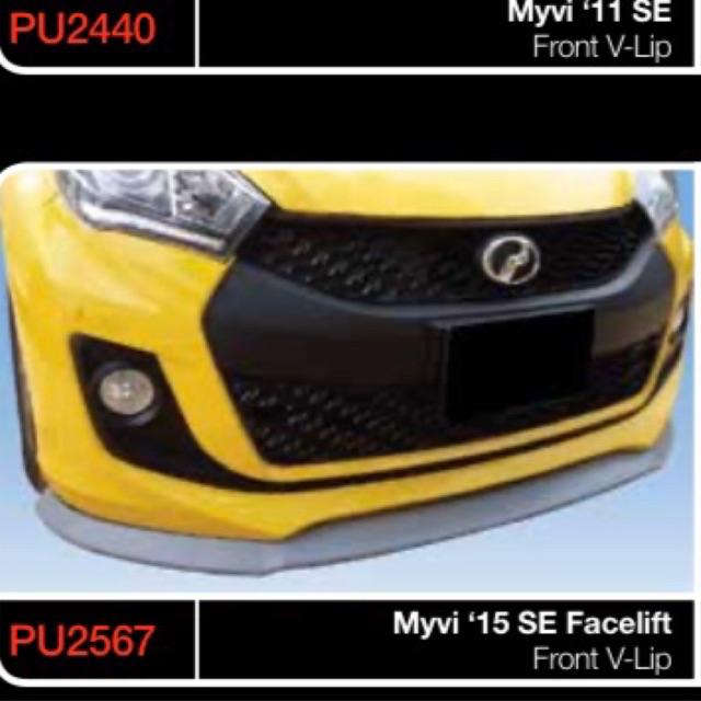 Perodua myvi G H SE advance front rear diffuser lip splitter skirt 2011 ...