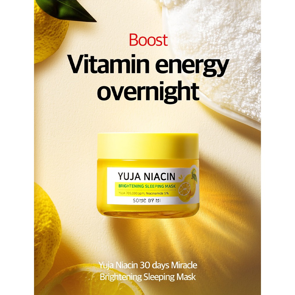 SOMEBYMI YUJA NIACIN BRIGHTENING SLEEPING MASK 60G | Shopee Malaysia