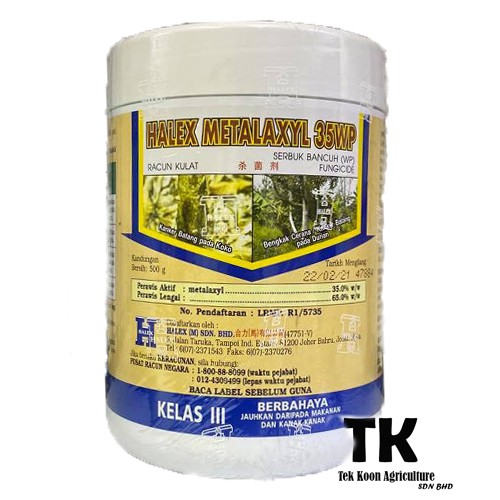 Halex Metalaxyl 35WP | Halex Metalaxyl 35.0% | Racun Kanker - 500G ...