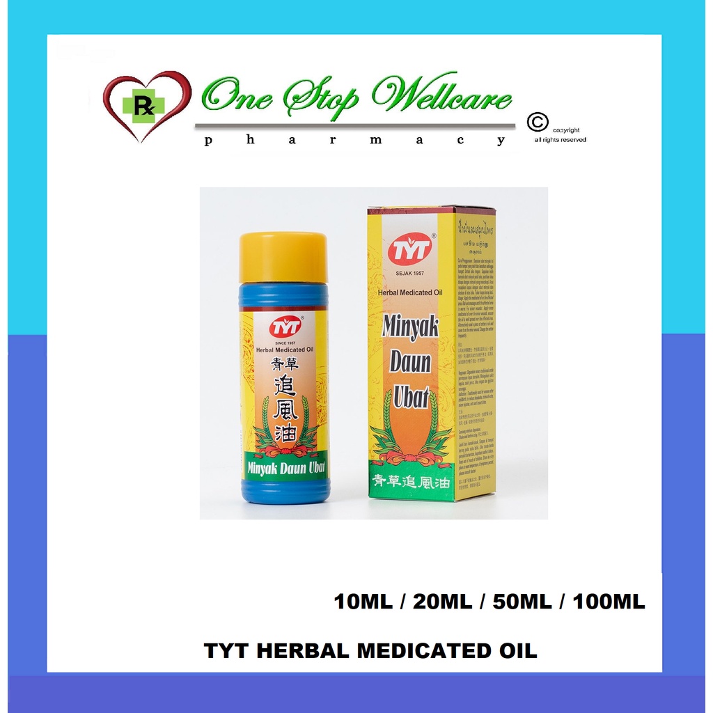 TYT HERBAL MEDICATED OIL 10ML / 42ML / 46ML /50ML / 86ML | Shopee Malaysia