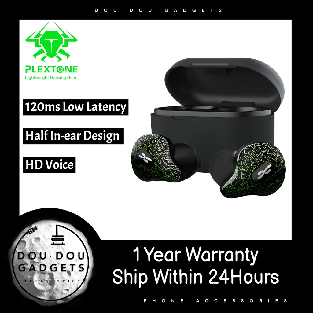 PLEXTONE 4LIFE BLUETOOTH 5.0 TWS TRUE WIRELESS SEMI IN EAR EARBUDS FOR ...