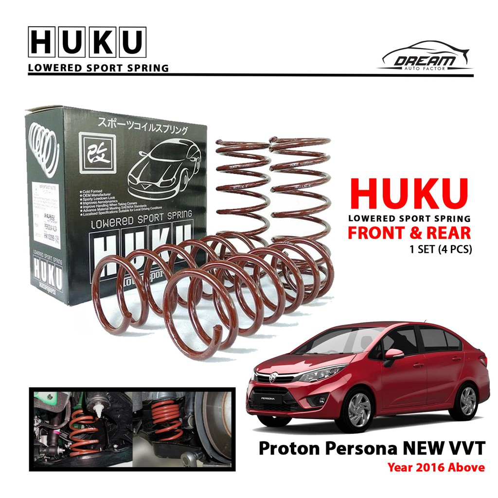 Proton Persona NEW VVT HUKU Lowered Sport Spring | Shopee Malaysia
