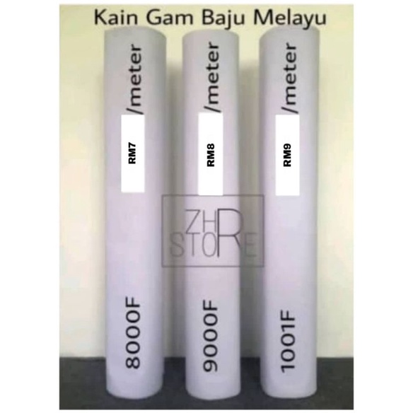 Kain Gam/Lapik Leher Baju Melayu/Interlining (by meter) | Shopee Malaysia
