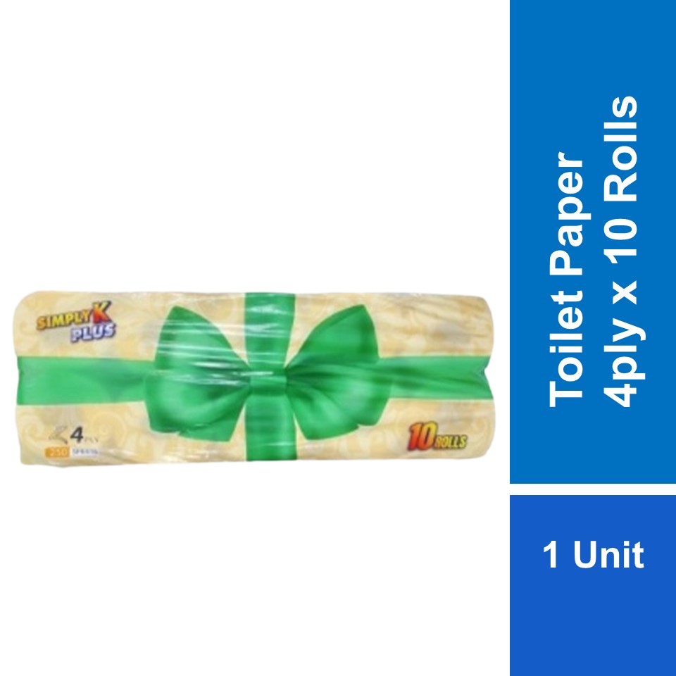 Simply K Plus Toilet Roll 4ply x 10 Rolls | Shopee Malaysia