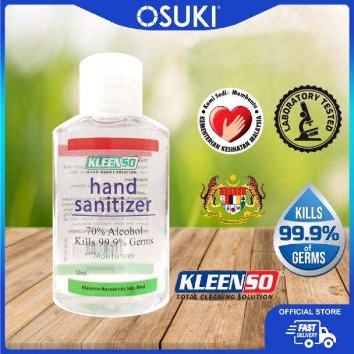 KLEENSO Hand Sanitizer Travel Pack (50ml) | Shopee Malaysia