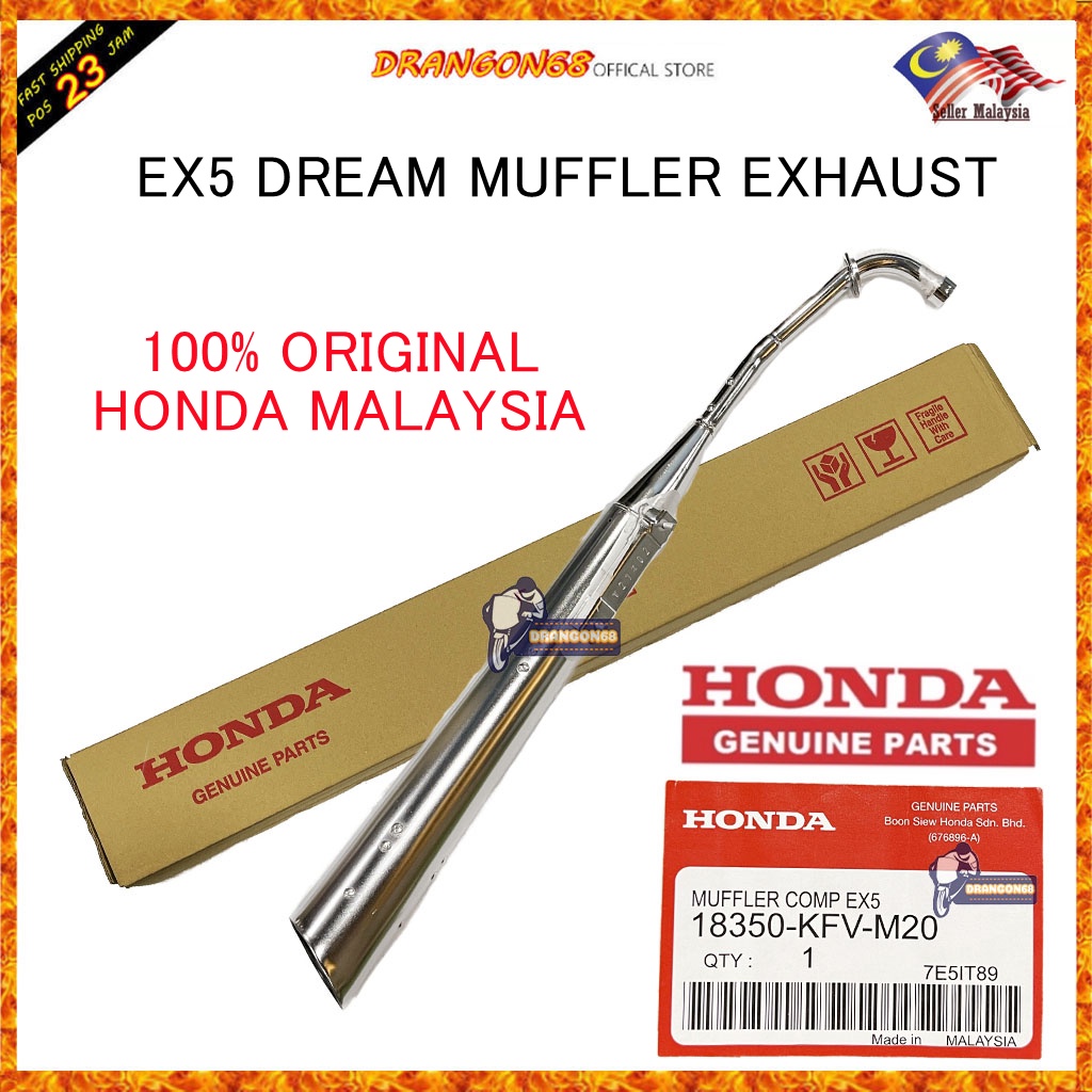 100% ORIGINAL EX5 / DREAM MUFFLER / EXHAUST / EKZOS HONDA AAP PIPE (NEW ...