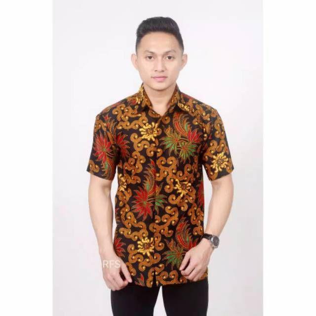KEMEJA Manggar batik Shirt Threaded seno batik blarak, batik Uniforms ...