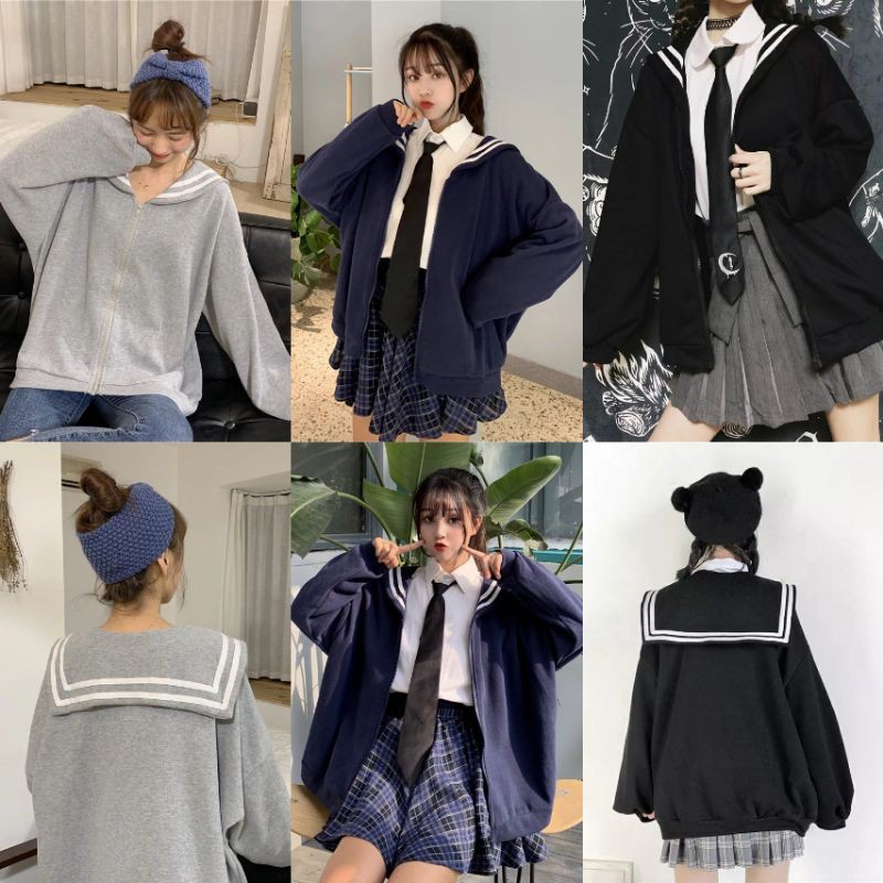 Simply Sailor Jacket Japanese Kawaii Lolita Seifuku Sailor Jacket ...
