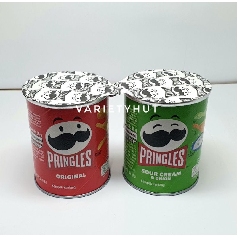 Pringles Potato Chips(36gram per can) 2 Flavours! Mini Size Can ...