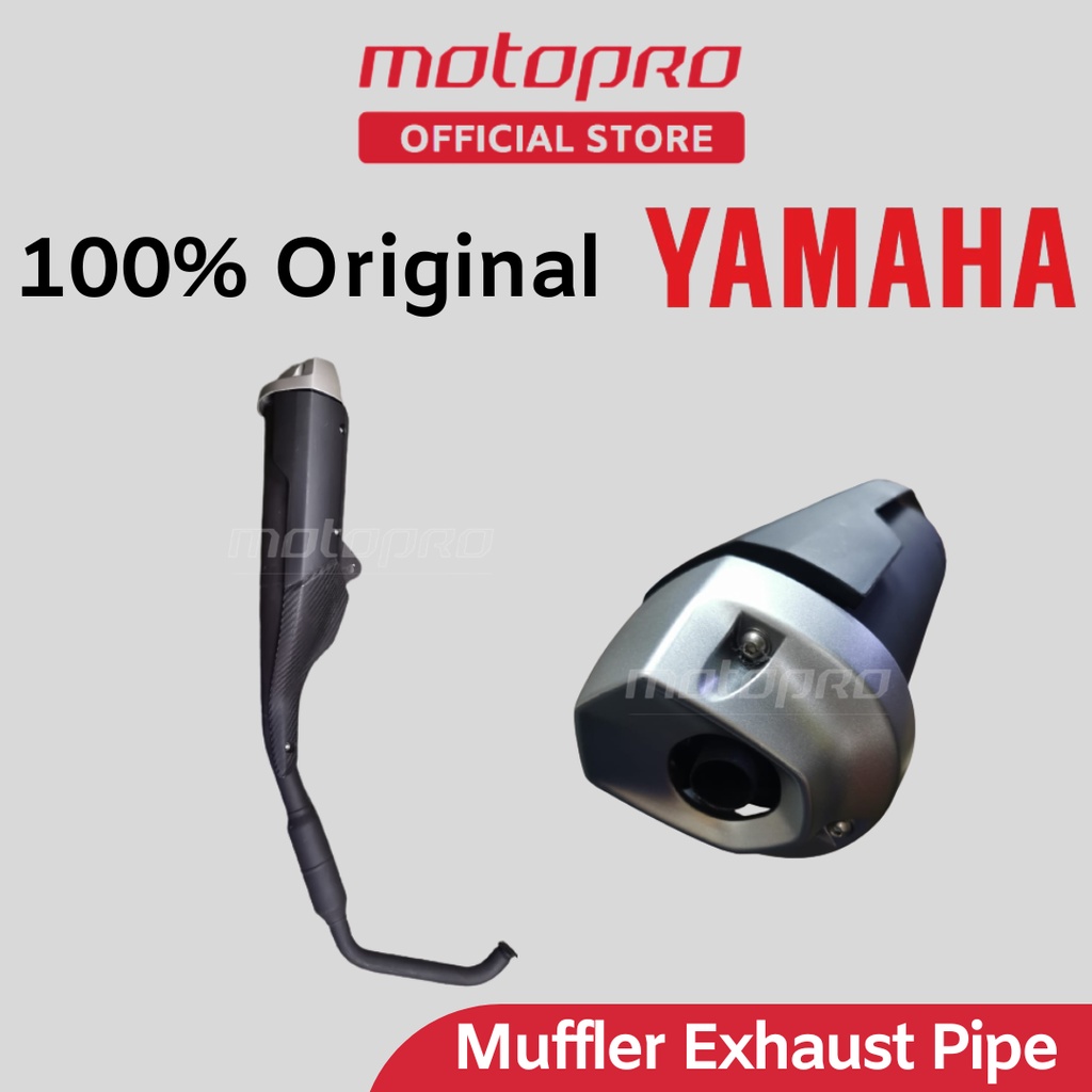 YAMAHA R15 100% Original Muffler Exhaust Pipe Full Set Yamaha BK6-E4703 ...